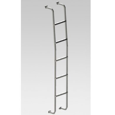 T1N 2001-2006 Sprinter Van Black | Stainless Steel Rear Surco Ladder ...