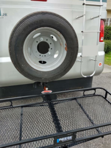 T1N 2001-2006 Sprinter Van Roadmaster Tire Carrier Spare Hitch mounted ...