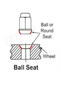 Chrome | Black Lug Bolts Set of 20 | Ball Seat for T1N 2001- 2006 ...