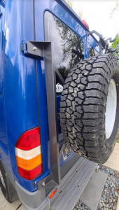 T1N 2001-2006 Sprinter Van Hinge Mounted Rear Tire Carrier - T1NParts.com
