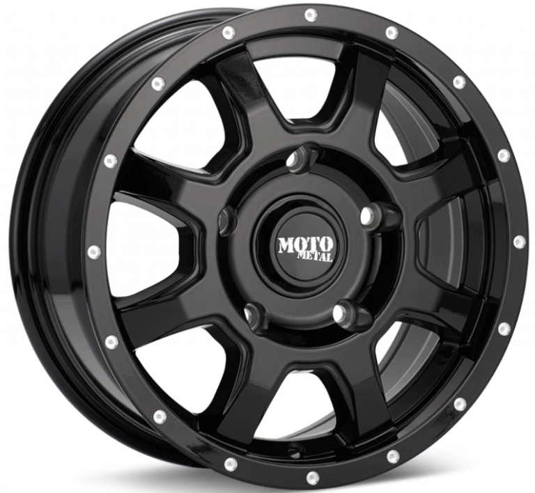 T1N 2001-2006 Sprinter Van Gloss Black 16x7" Moto Metal Wheels ...