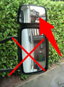 T1N 2001-2006 Sprinter Van Driver Side Genuine Mirror wide angle mirror ...