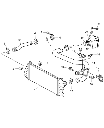 T1N 2004-2006 Sprinter Van Intercooler Hose | Intercooler Hose Clamp ...