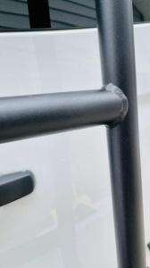 T1N 2001-2006 Sprinter Van Low Roof Black Rear Door Ladders | Surco ...