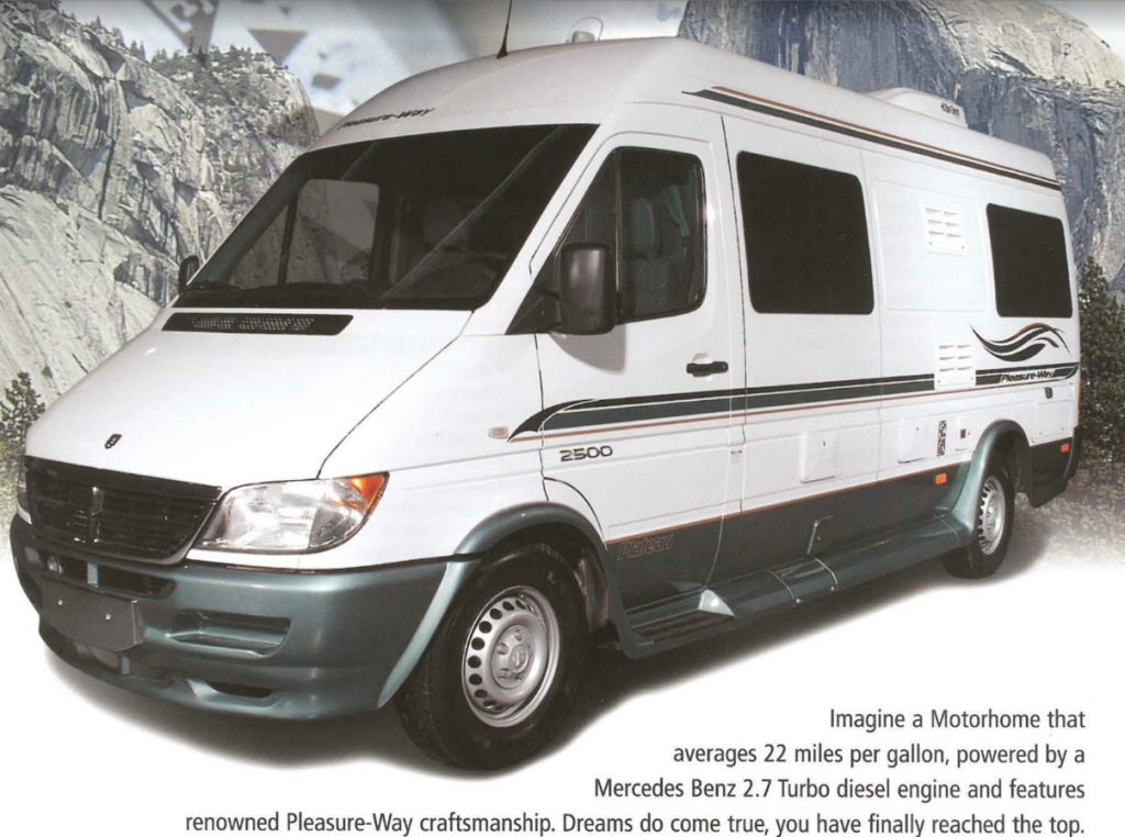 T1N 2001-2006 Sprinter Van Pleasure-Way RV Motorhome Airbag Replacement ...