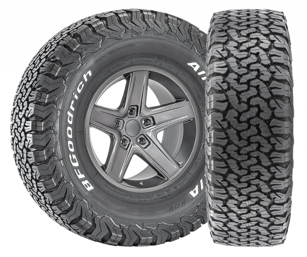 T1N 2001-2006 Sprinter Van Tires BF Goodrich All Terrain T/A KO2 ...