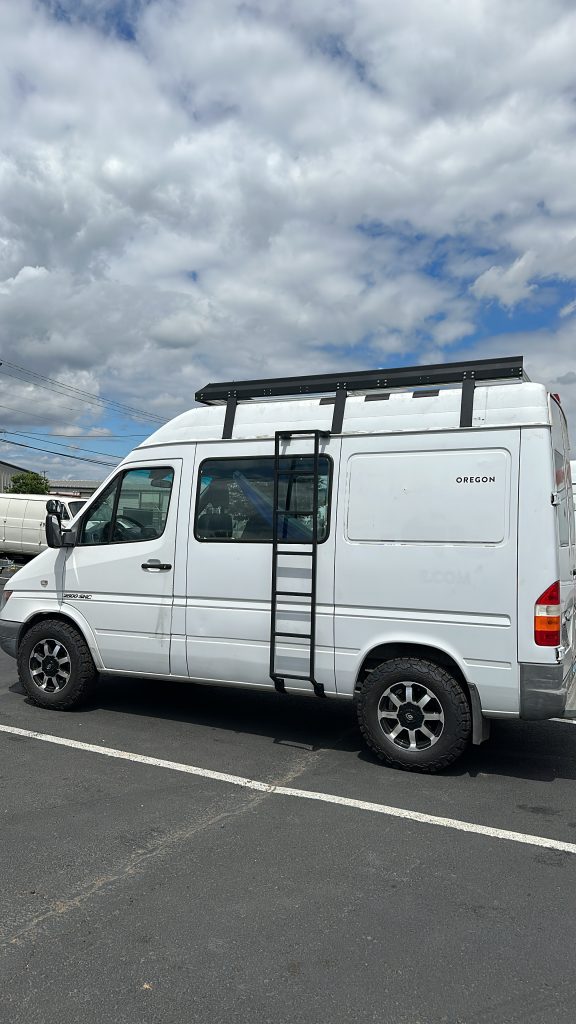 2001-2006 T1N Dodge Sprinter Van High Roof / Low Roof Side Ladder ...