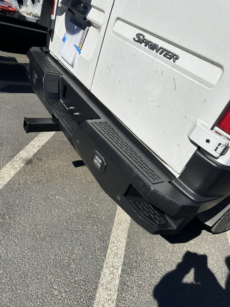 T1N 2002-2006 Sprinter Van Rear Bumper w/ LED's - T1NParts.com