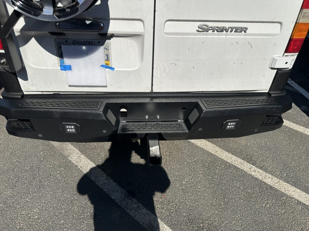 T1N 2002-2006 Sprinter Van Rear Bumper w/ LED's - T1NParts.com