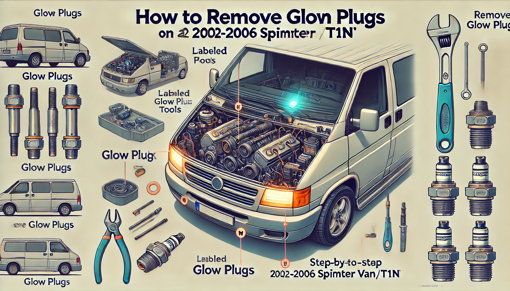 How to Remove Glow Plugs on a 2002-2006 Sprinter Van (T1N) - T1NParts.com